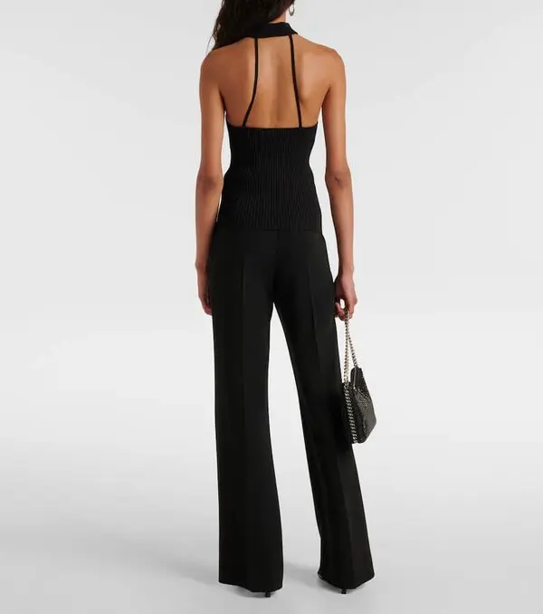 Simkhai Rubie Ribbed-knit Top - Black