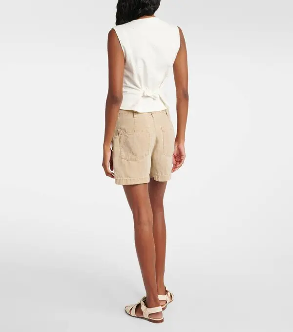 Rixo Norah Embroidered Cotton And Linen Vest