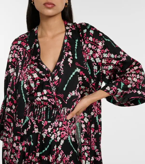 Poupette St Barth Erica Printed Robe