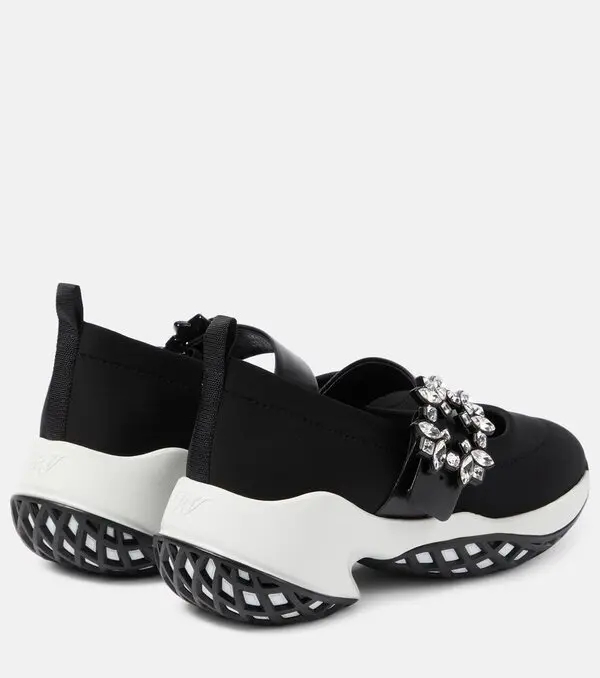 ROGER VIVIER Viv' Match Embellished Sneakers