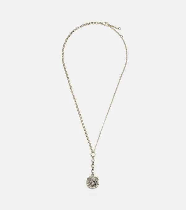 FOUNDRAE Resilience Medium 18kt Yellow Chain Necklace With Diamonds - Gold