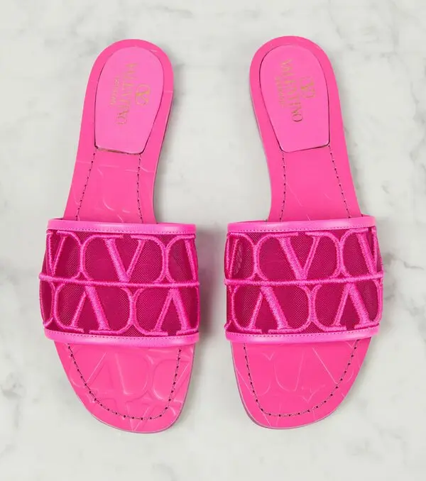 Valentino Garavani Toile Iconographe Sandals
