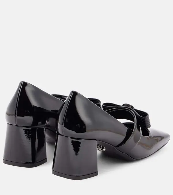 Versace Ribbon 55 Leather Pumps