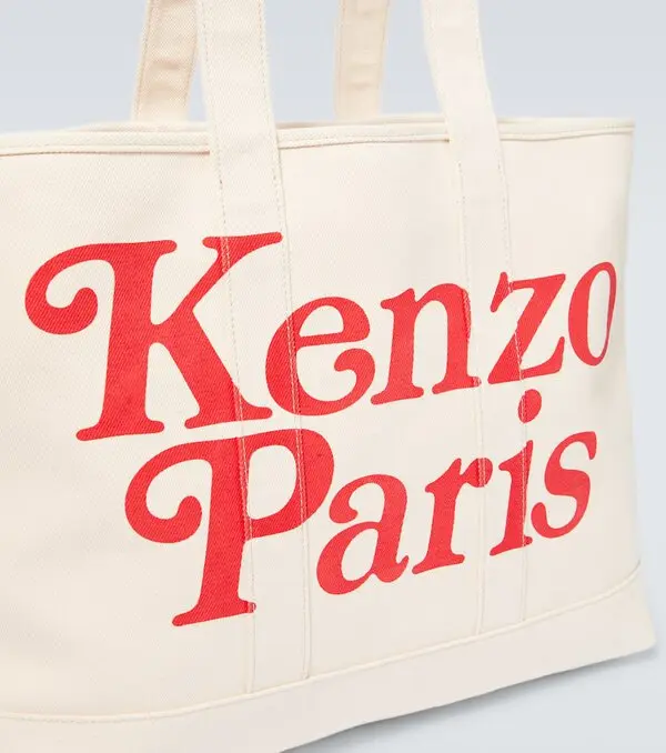 Kenzo X Verdy Utility Large Canvas Tote Bag
