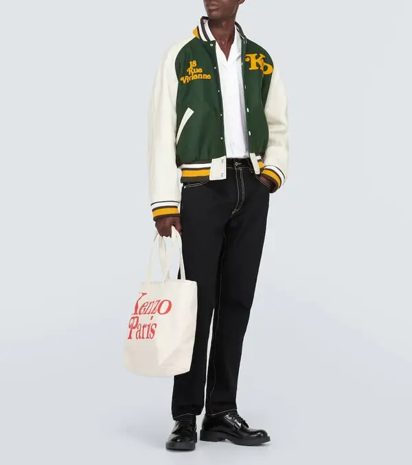 Kenzo X Verdy Utility Large Canvas Tote Bag