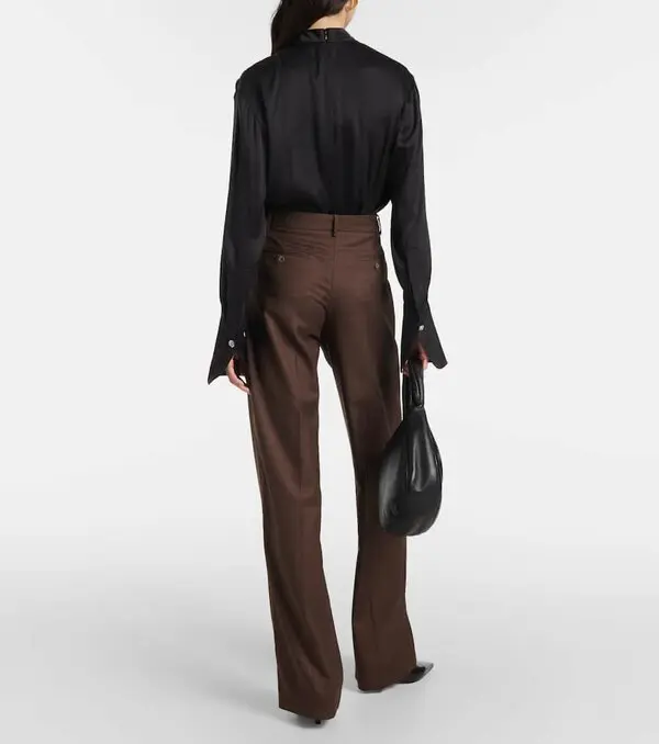 Magda Butrym Wool Wide-leg Pants