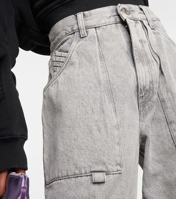 Attico Effie Barrel-leg Jeans