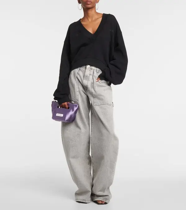 Attico Effie Barrel-leg Jeans