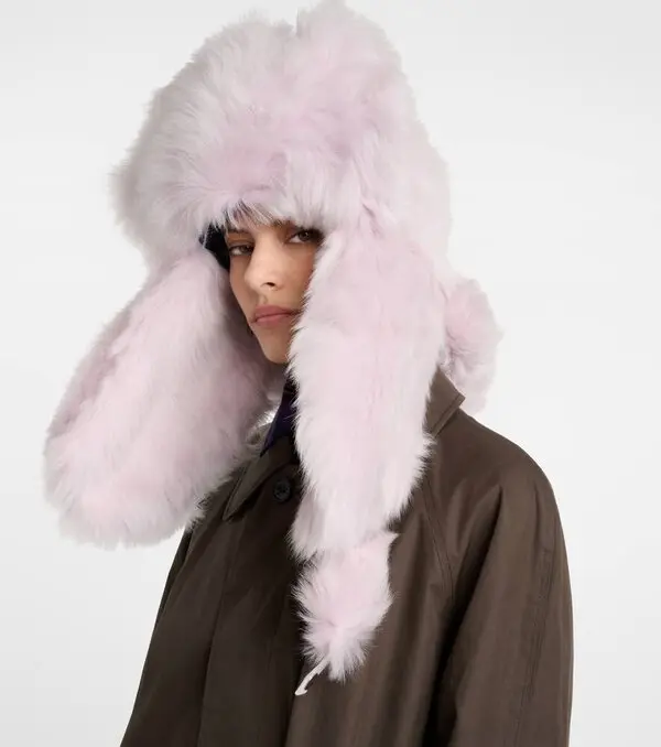 Burberry Shearling Trapper Hat