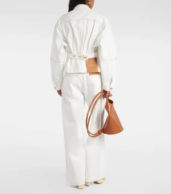 Jacquemus La Veste De-nimes Denim Jacket - Neutrals