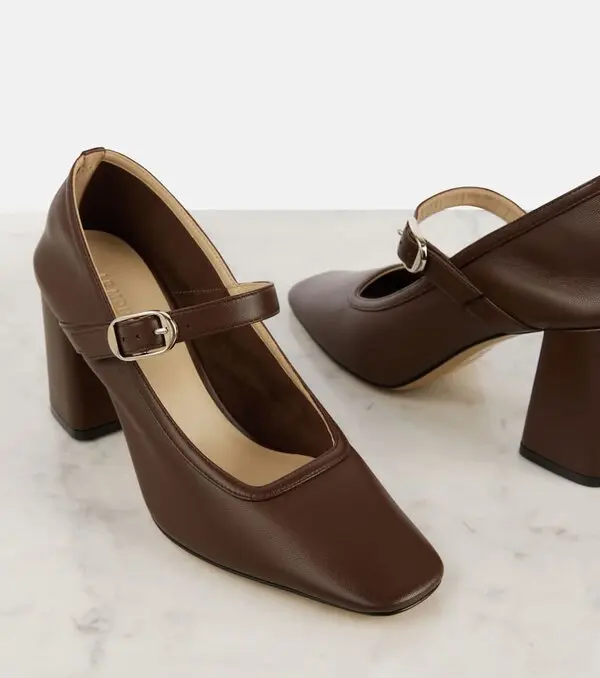 Le Monde Beryl 80 Leather Mary Jane Pumps