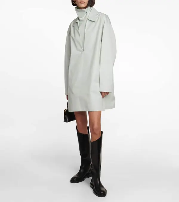 JIL SANDER V-neck Mini Dress