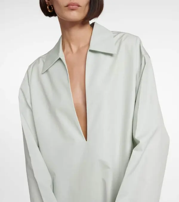 JIL SANDER V-neck Mini Dress