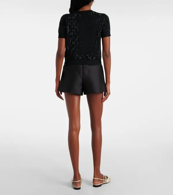 Gucci Gg Crystal Wool Top