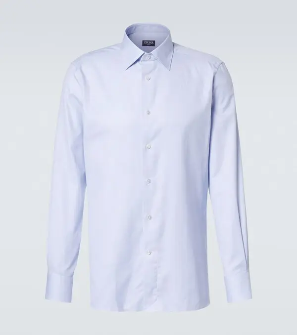 Zegna Cotton Oxford Shirt