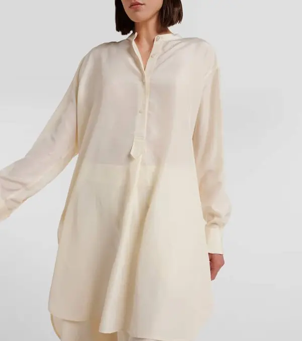 THE ROW Eden Silk Shirt
