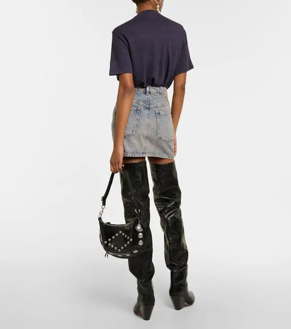 MARANT ETOILE Vesna Denim Miniskirt