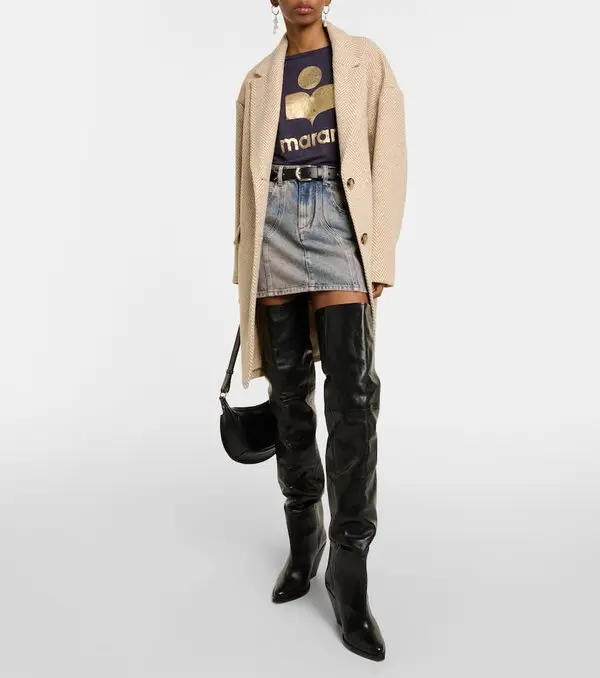MARANT ETOILE Vesna Denim Miniskirt