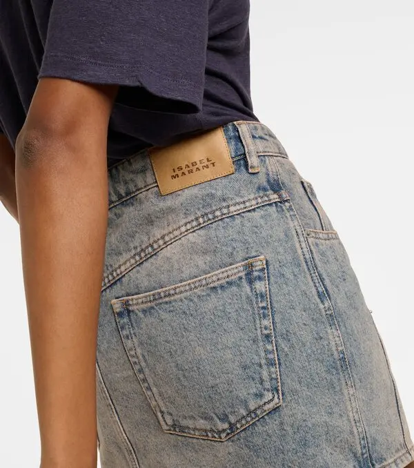 MARANT ETOILE Vesna Denim Miniskirt