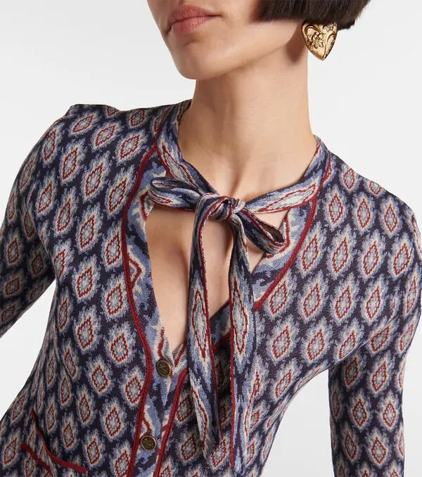 Etro Scarf-detailed Cardigan