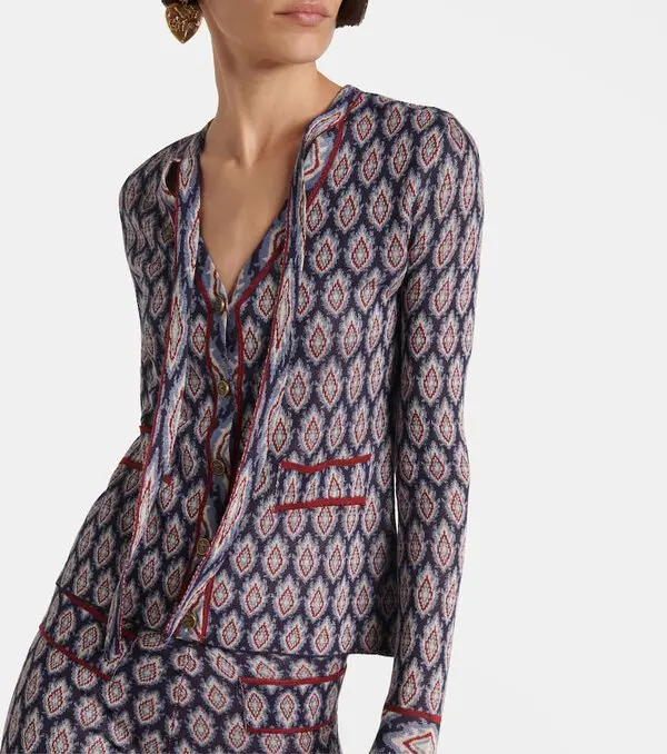 Etro Scarf-detailed Cardigan