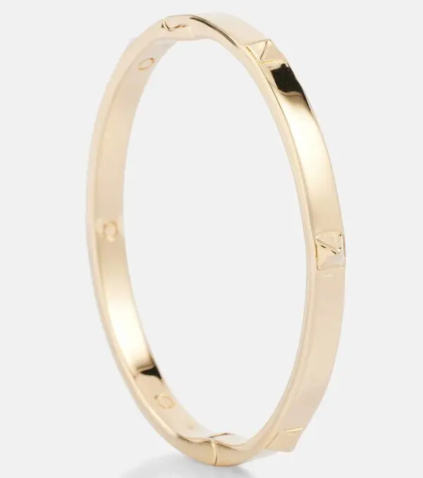 Valentino Garavani Rockstud Cuff Bracelet In Brass