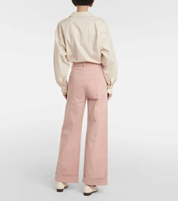 FRAME 70s High-rise Straight Jeans