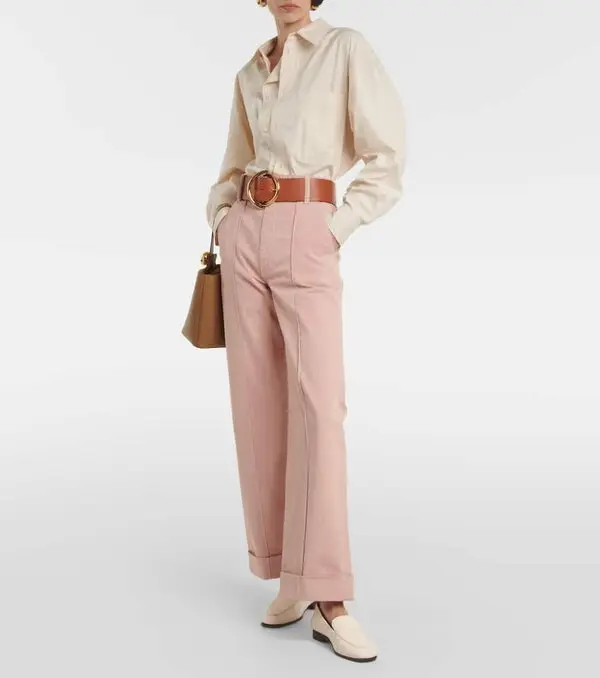 FRAME 70s High-rise Straight Jeans