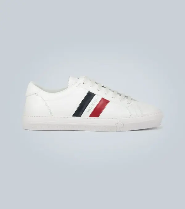 Moncler Monaco Leather Sneakers