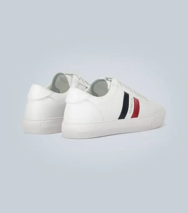 Moncler Monaco Leather Sneakers