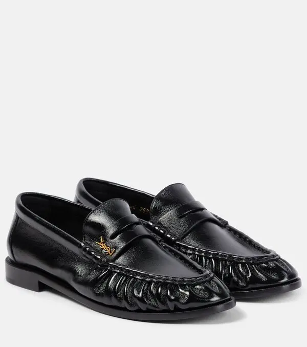 Saint Laurent Le Loafer Leather Loafers