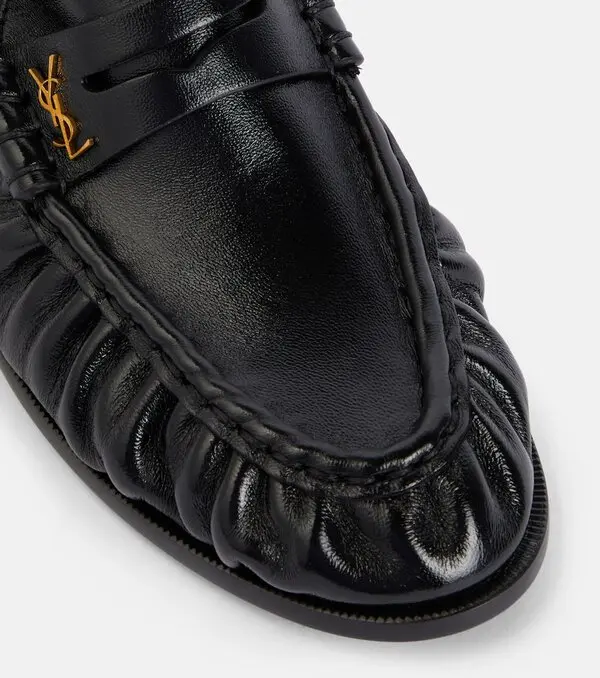 Saint Laurent Le Loafer Leather Loafers