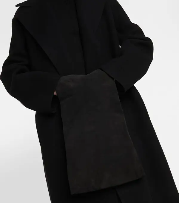 THE ROW Large Suede Glove Bag