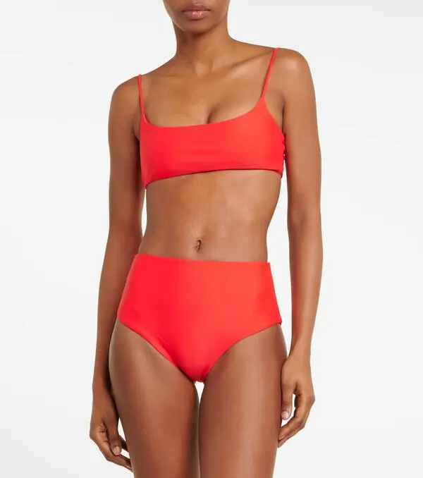 Jade Swim Bound Bikini Bottoms - Red