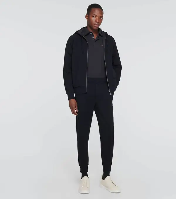 Zegna Cotton Pique Polo Shirt