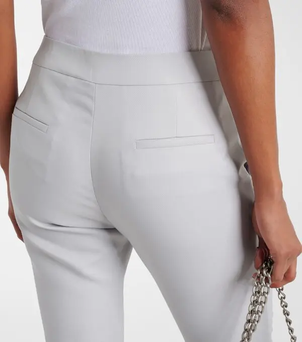 Off-White Mid-rise Flared Technical Pants - White