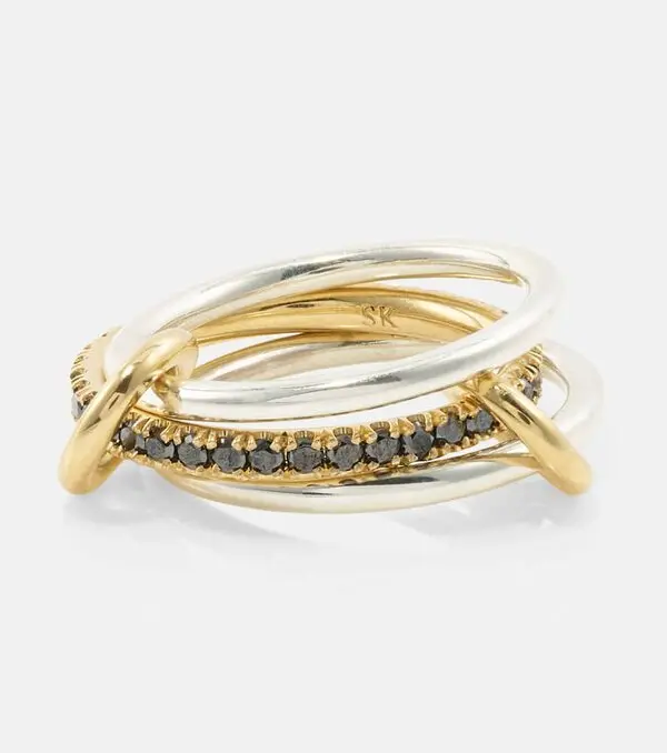 SPINELLI KILCOLLIN Tigris 18kt Gold And Sterling Silver Ring - Multicoloured