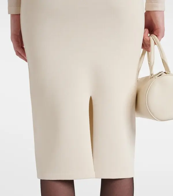 THE ROW Hodette Pencil Skirt - Beige