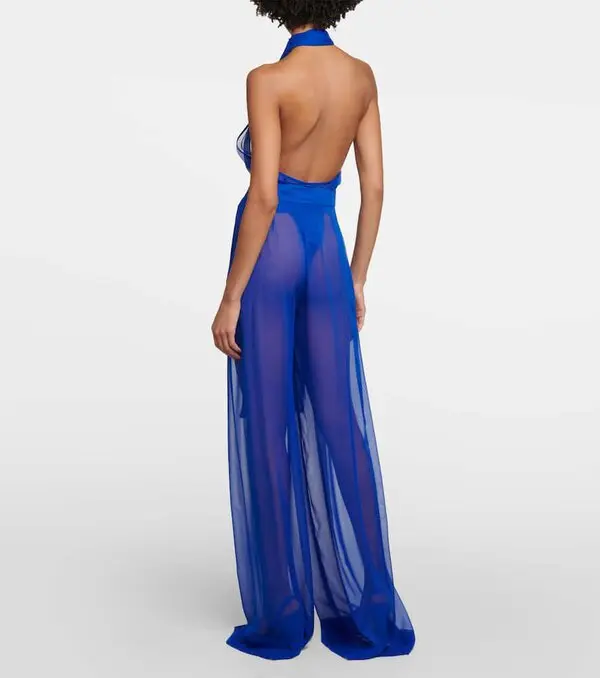 LAQUAN SMITH Tie-neck Bodysuit