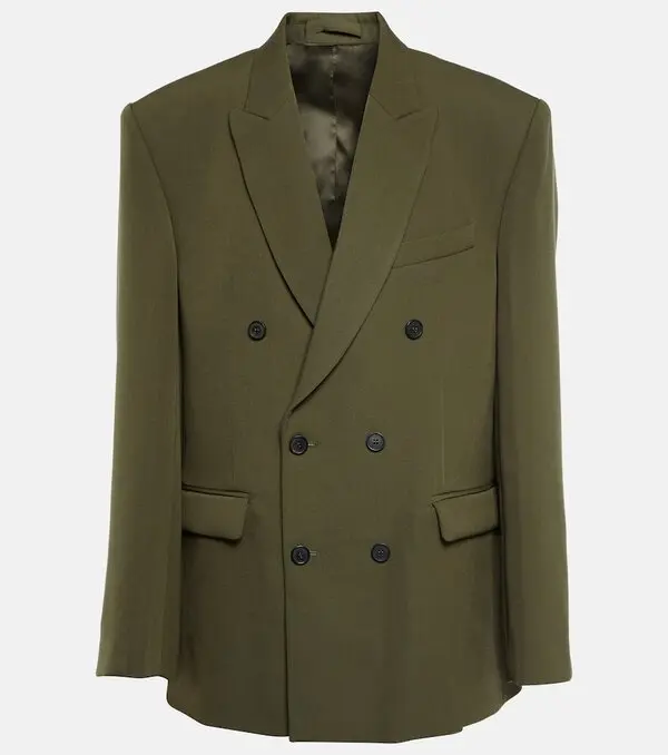 Wardrobe.NYC Double-breasted Virgin Wool Blazer