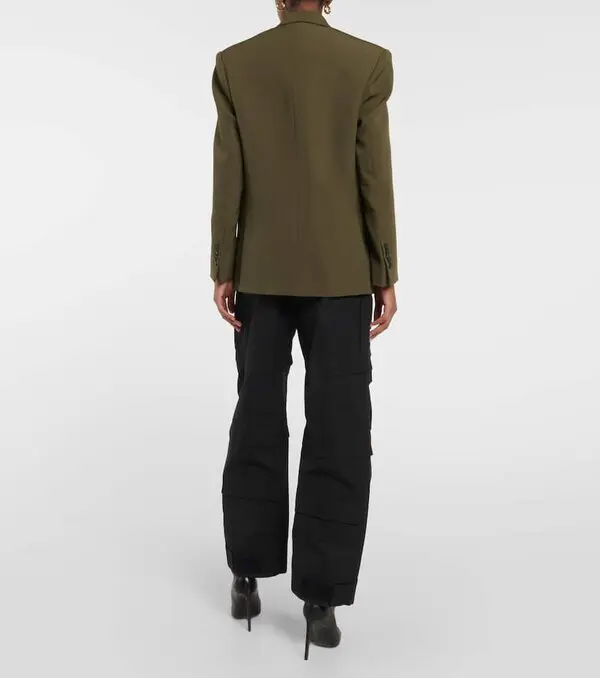 Wardrobe.NYC Double-breasted Virgin Wool Blazer