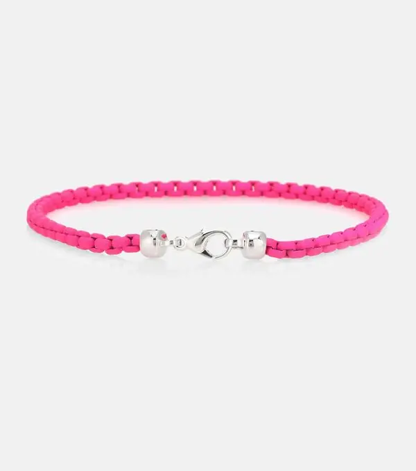 EERA Giada 18kt White-gold Anklet - Pink