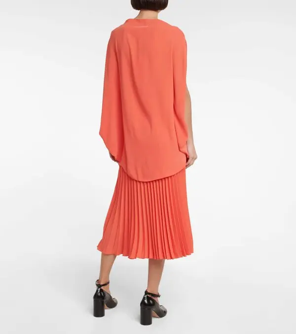 MAISON MARGIELA Draped Satin Top