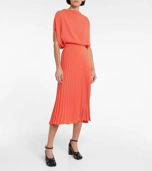 MAISON MARGIELA Draped Satin Top