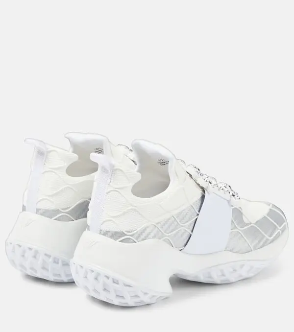 ROGER VIVIER Viv' Run Embellished Sneakers