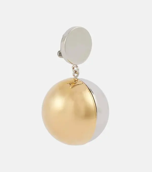 Rabanne Colorblocked Clip-on Earrings