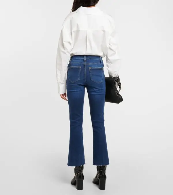 FRAME Le Crop Mini Boot Mid-rise Bootcut Jeans