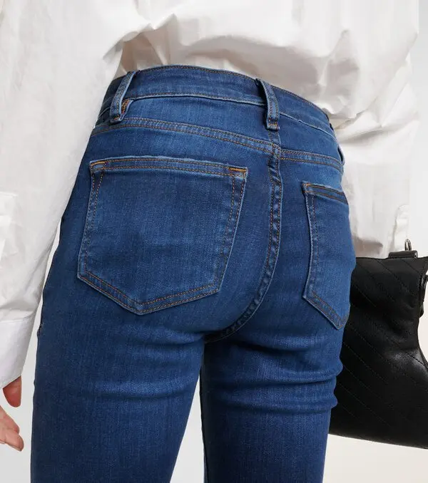 FRAME Le Crop Mini Boot Mid-rise Bootcut Jeans