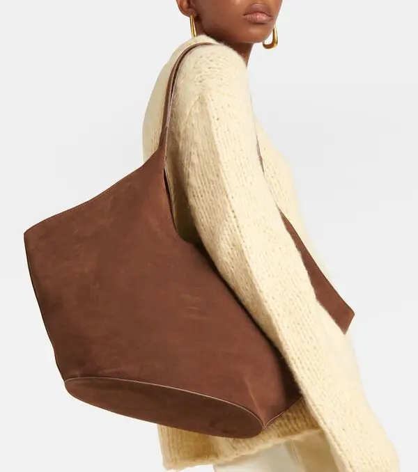 AESTHER EKME Phantom Large Suede Tote Bag - Brown