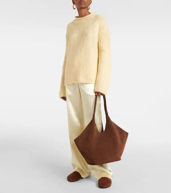 AESTHER EKME Phantom Large Suede Tote Bag - Brown
